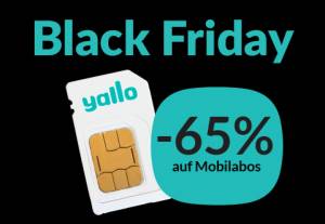 yallo Black Friday 2024: Bis 60% Rabatt auf viele Mobile Abos